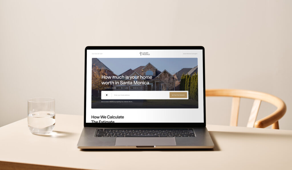 Real Estate Website User Interface (UI/UX) - Luxury Presence