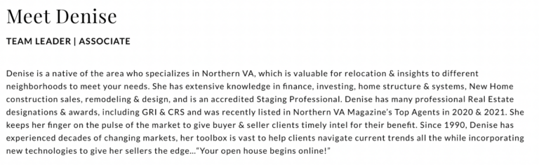 22 Expert Real Estate Bio Examples to Inspire Your Marketing Strategy ...