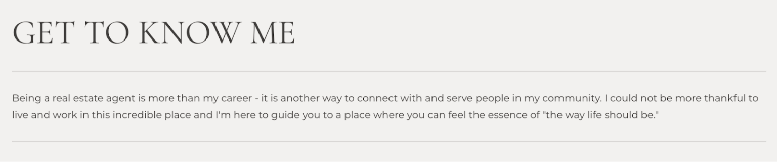 22 Expert Real Estate Bio Examples to Inspire Your Marketing Strategy ...