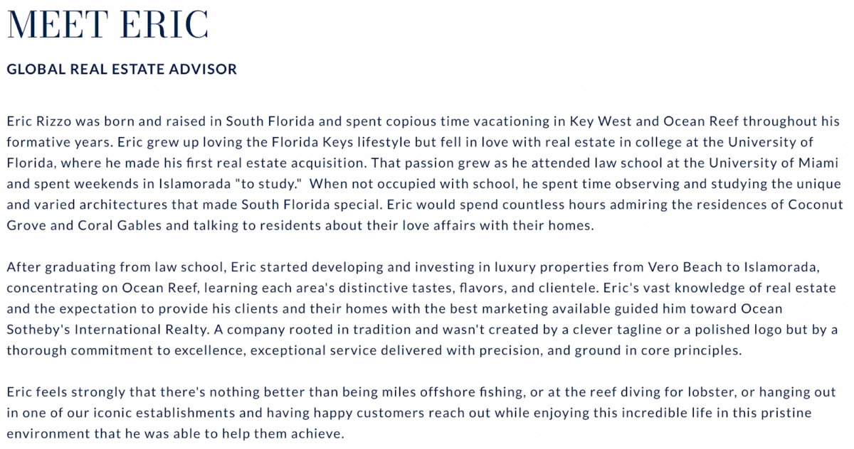 22 Expert Real Estate Bio Examples to Inspire Your Marketing Strategy ...