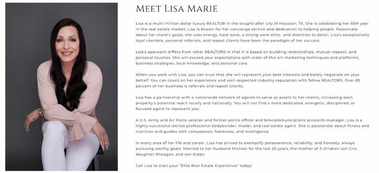 22 Expert Real Estate Bio Examples to Inspire Your Marketing Strategy ...