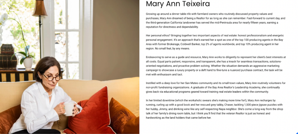 22 Expert Real Estate Bio Examples to Inspire Your Marketing Strategy ...