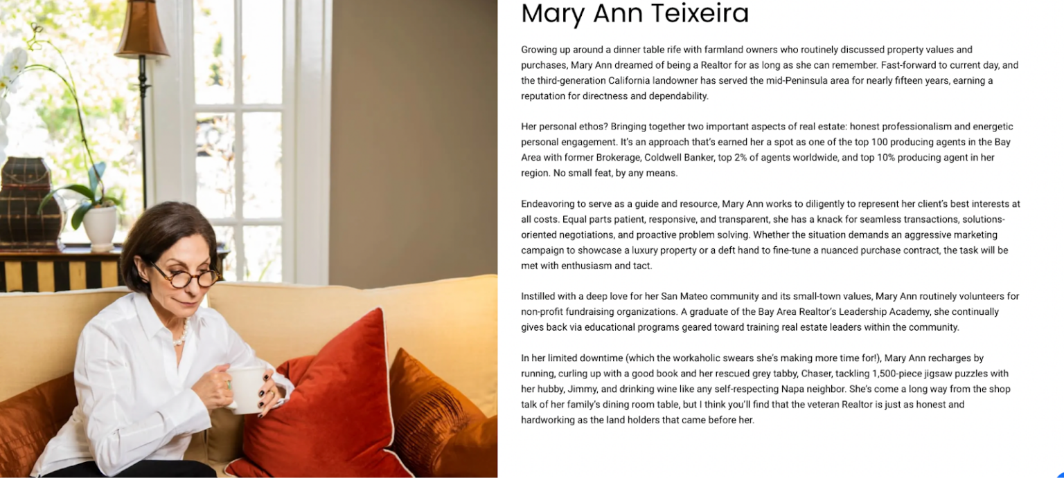 22 Expert Real Estate Bio Examples to Inspire Your Marketing Strategy ...